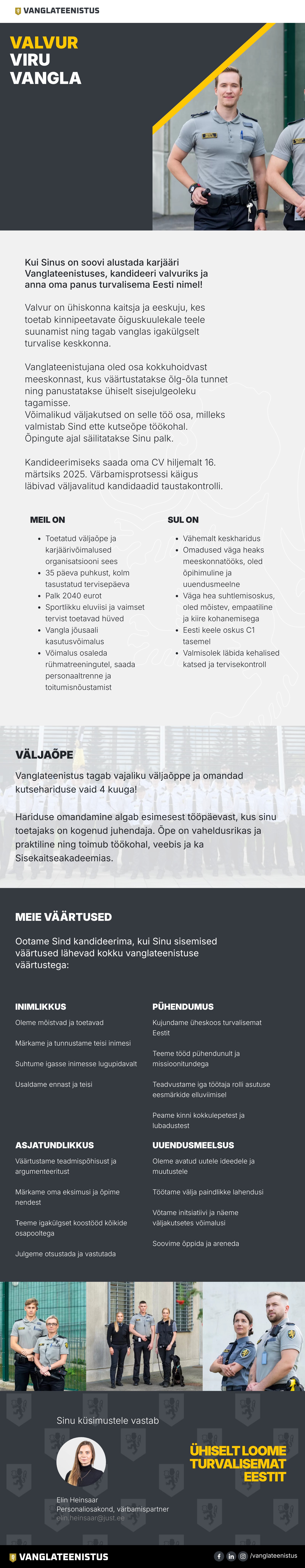 Valvur, Viru Vangla | CV.ee